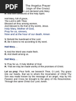 Angelus (Tagalog) | PDF