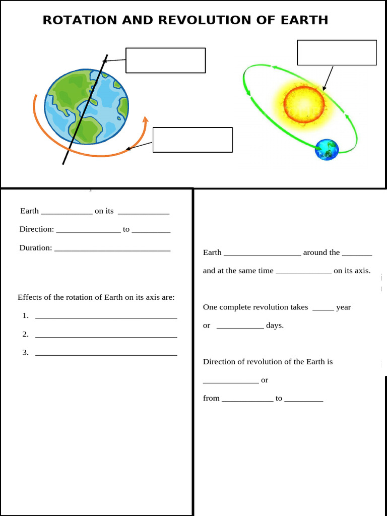 Earth's Rotation and Revolution Explained | PDF | Technology & Engineering