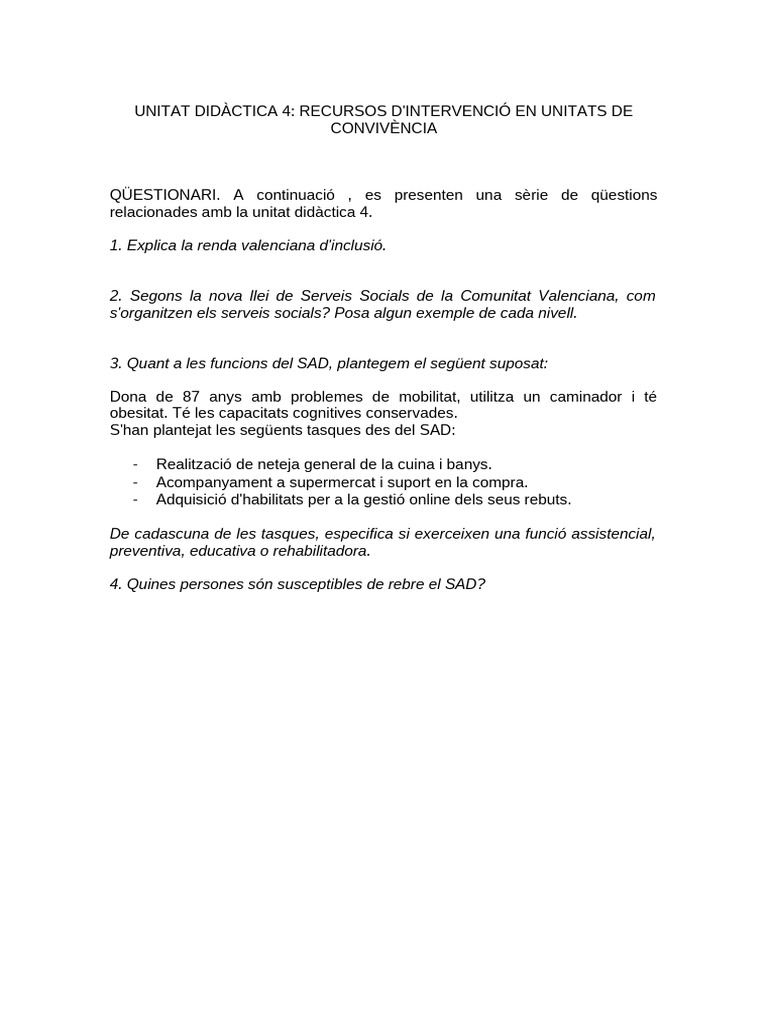 Activitat - Ud4 | PDF