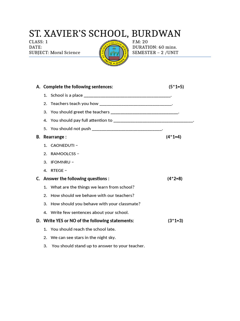 Sample 3 | PDF | Language Arts & Discipline