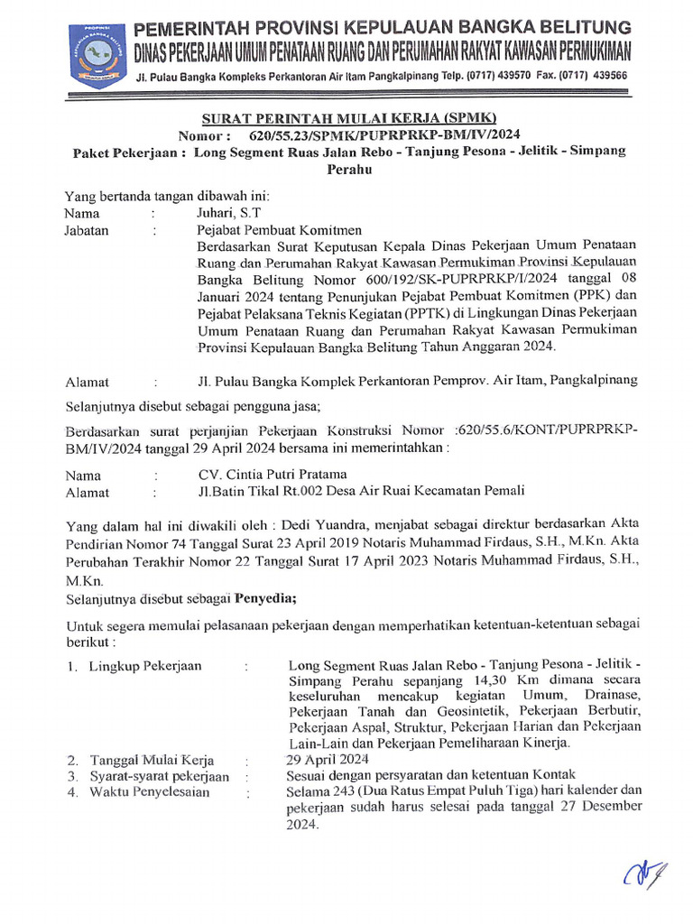 SPMK Longsegment Rebo | PDF