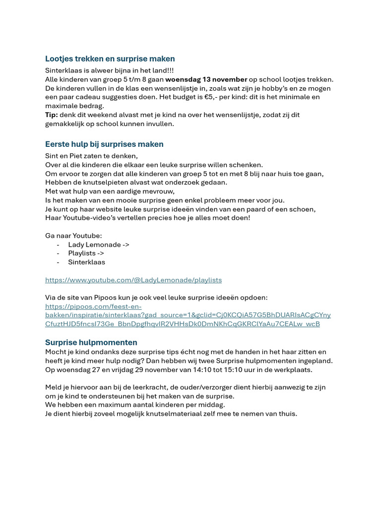 Eerste Hulp Bij Surprises Maken | PDF