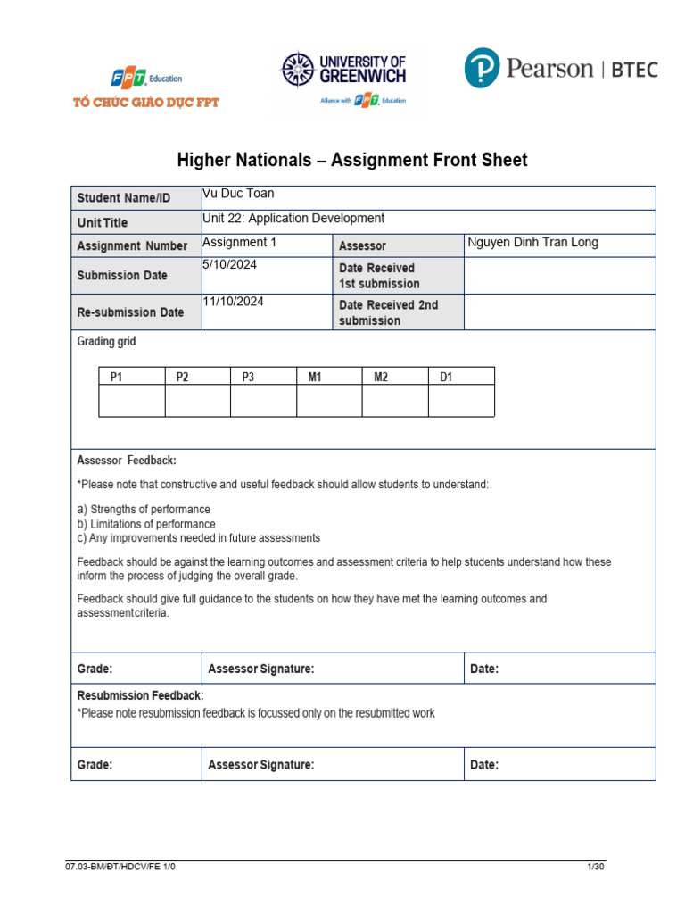 Assignment 1 Frontsheet - 7436 | PDF | Scrum (Software Development) | Recruitment
