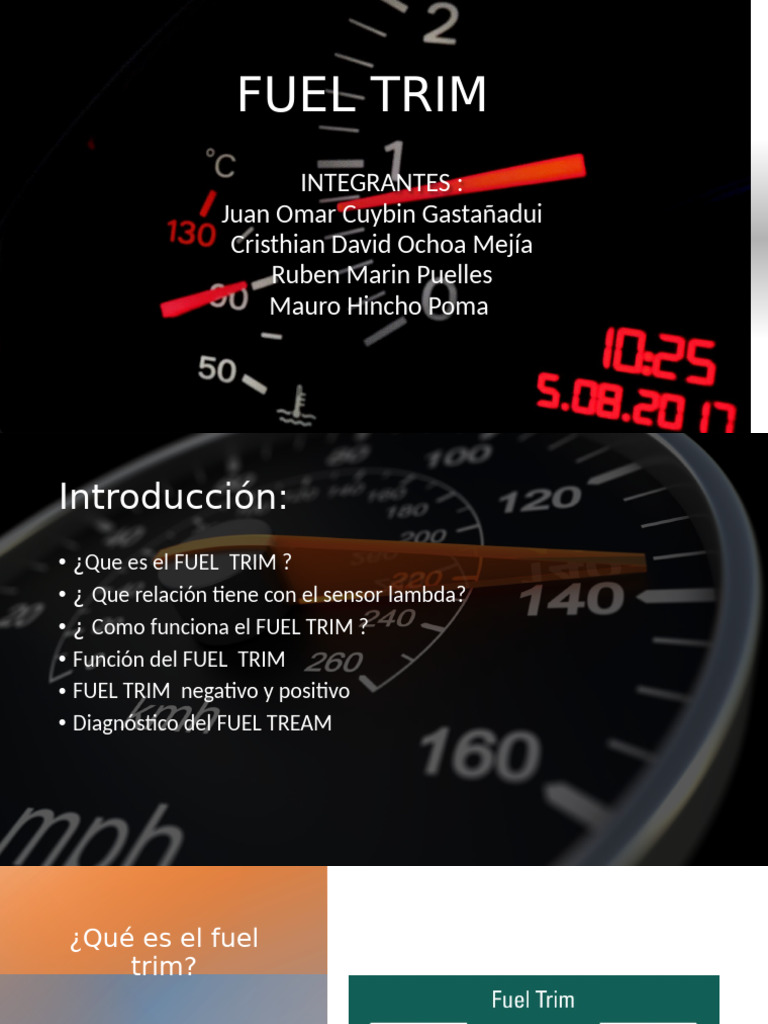 Fuel Trim | PDF | Inyección de combustible | Motores