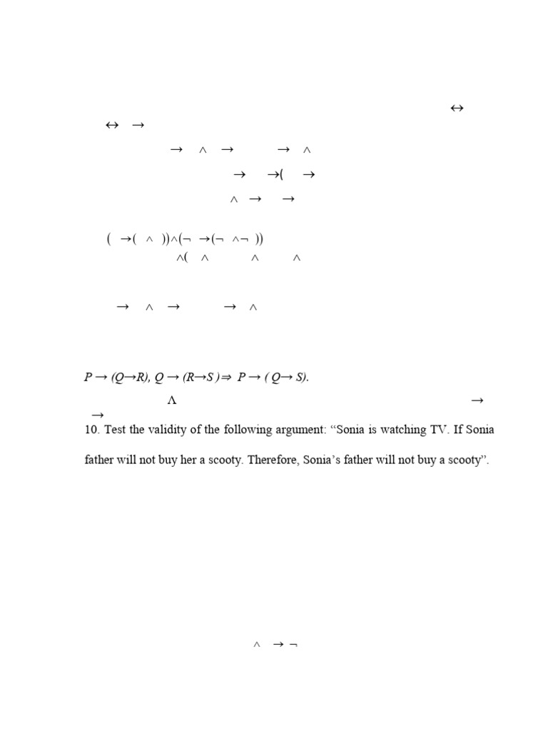 DMGT Question Bank | PDF | Argument | First Order Logic