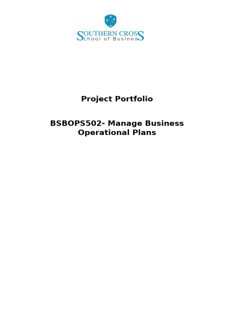 Business Operational Plans Portfolio Pdf Printer Computing