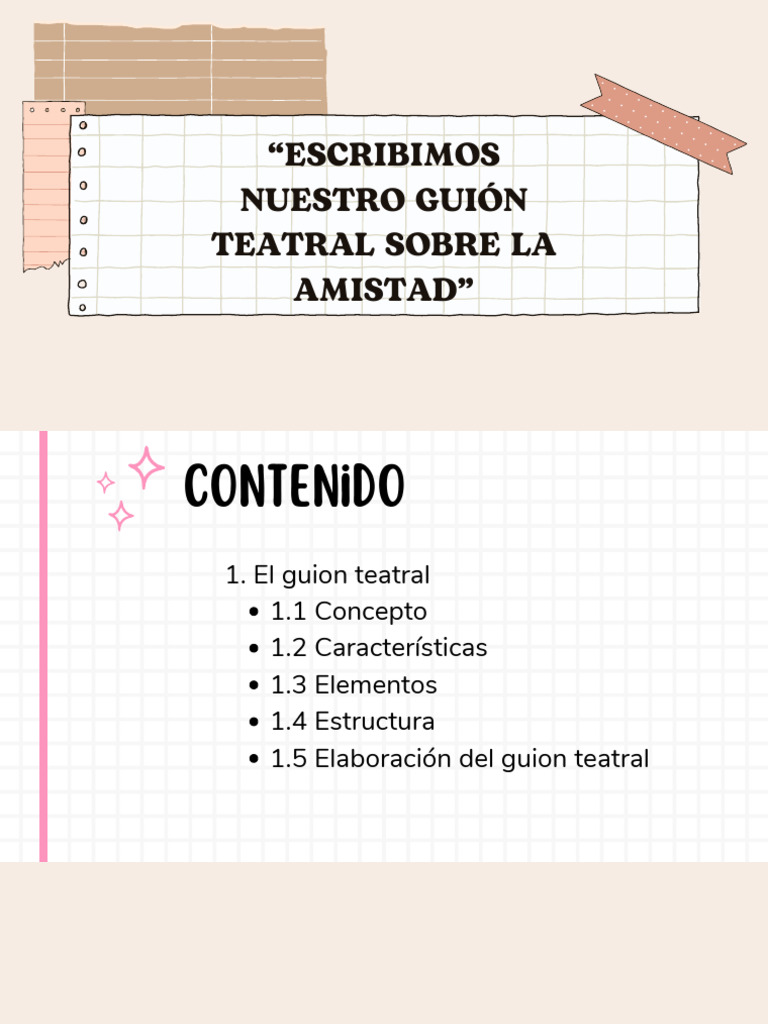 Guion Teatral: Concepto y Planificación | PDF