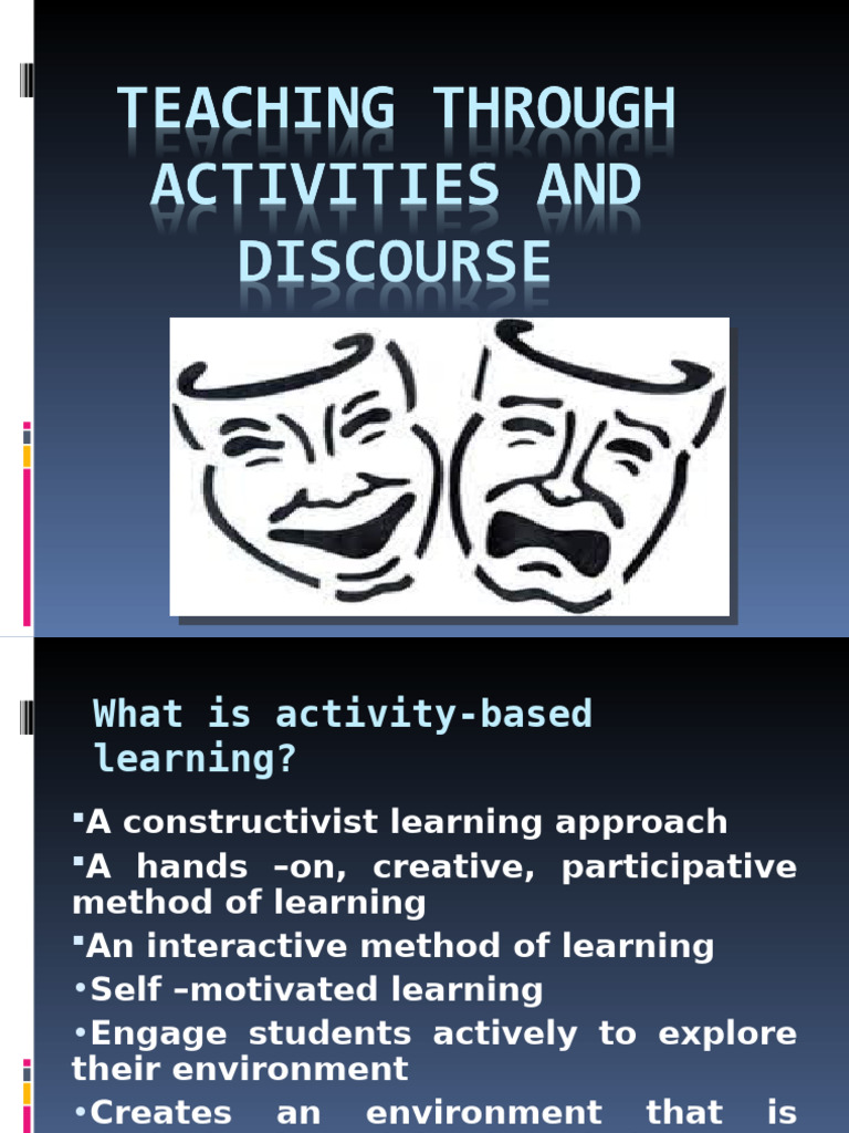 Activity and Discourse Method | PDF | Learning | Discourse