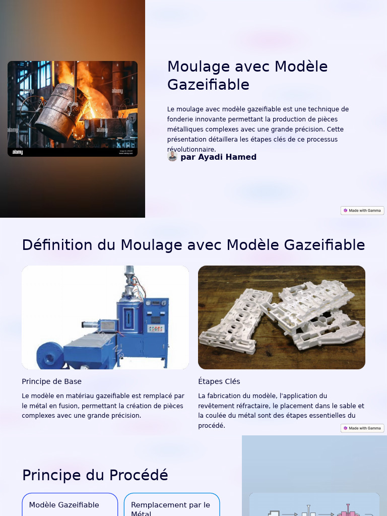Moulage Avec Modele Gazeifiable | PDF | Métaux | Matériau réfractaire