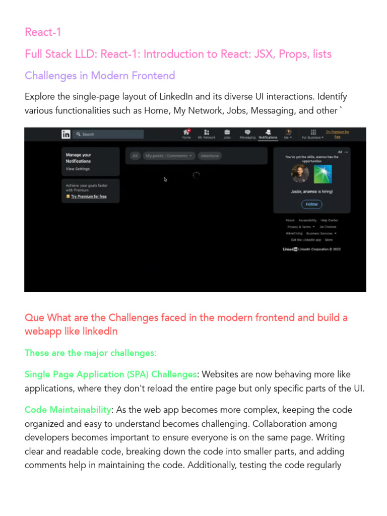 React-1 PDF KRVSPM | PDF | Java Script | Information Technology