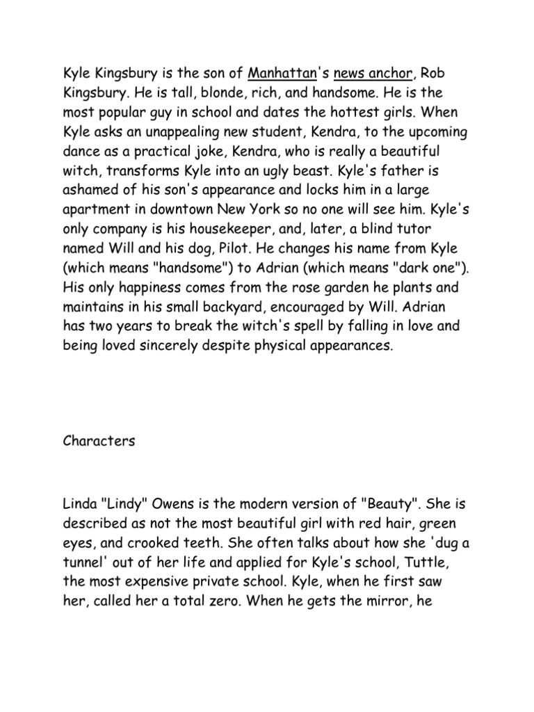 Beastly | PDF | General Fiction