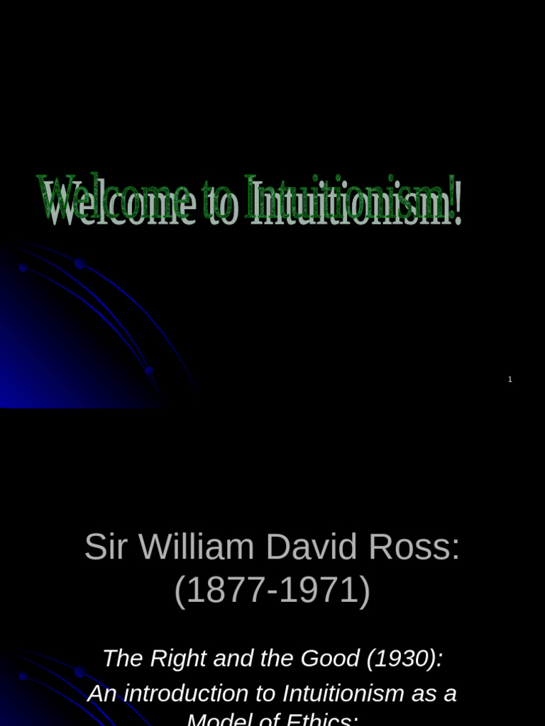 Sir William David Ross | PDF | Epistemology