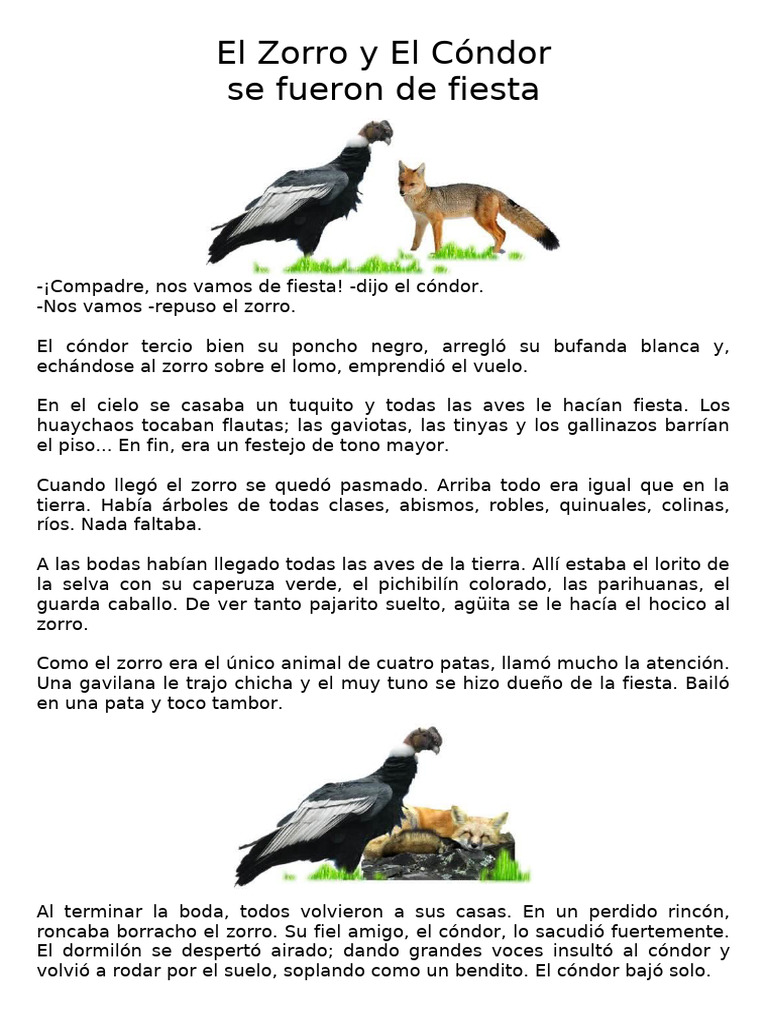 El Zorro y El Cóndor | PDF | Clásicos