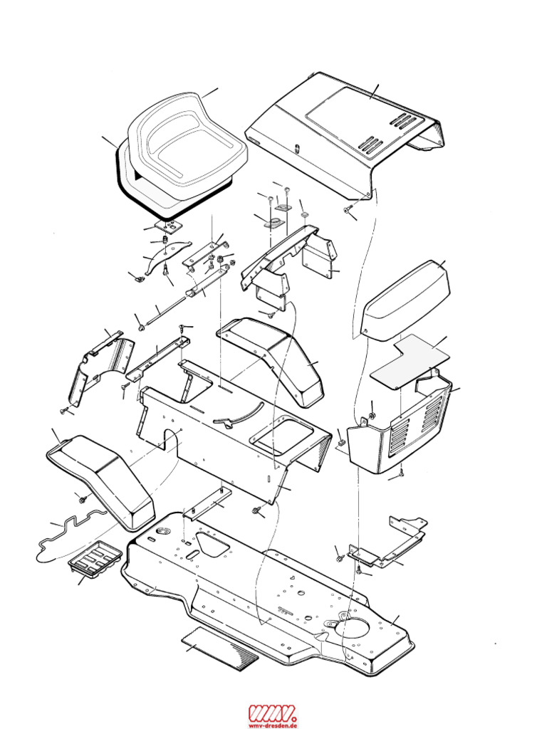 Murray Model 38711x44A Parts Catalog | PDF | Axle | Screw