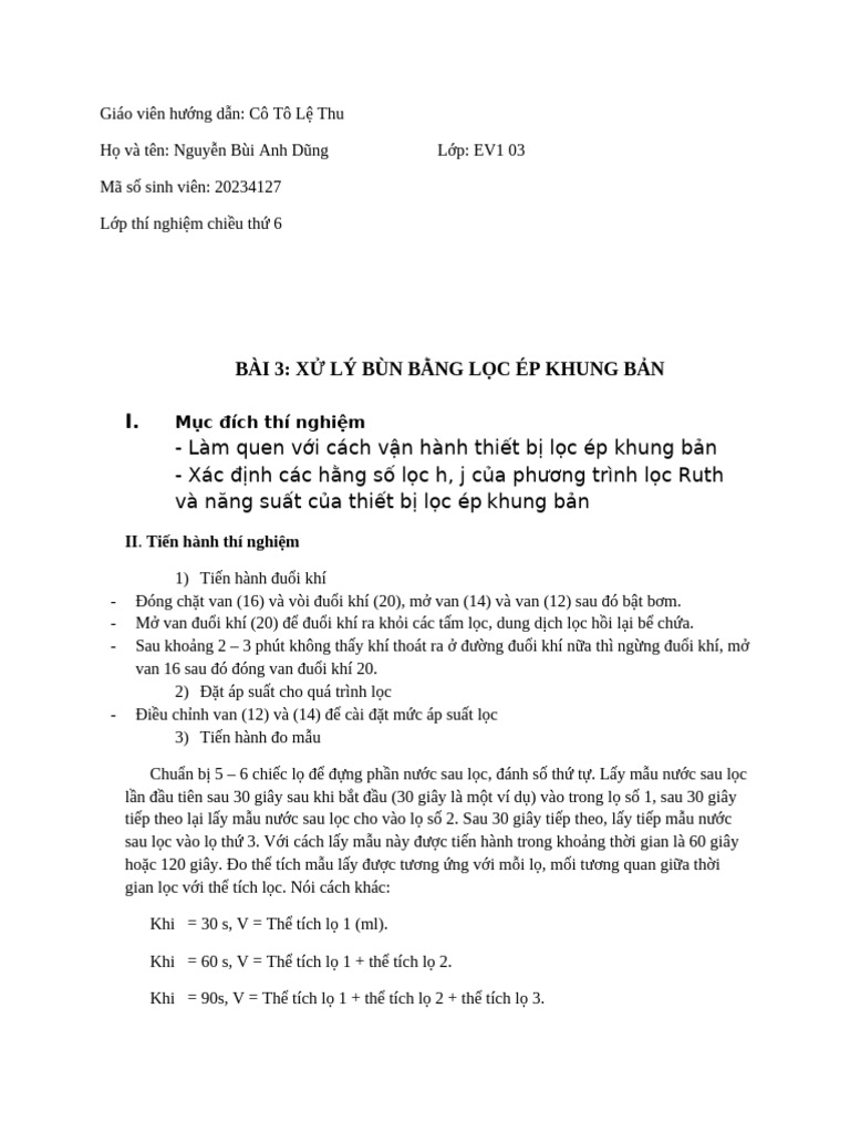 Báo Cáo TN TH y L C Bài 3 | PDF