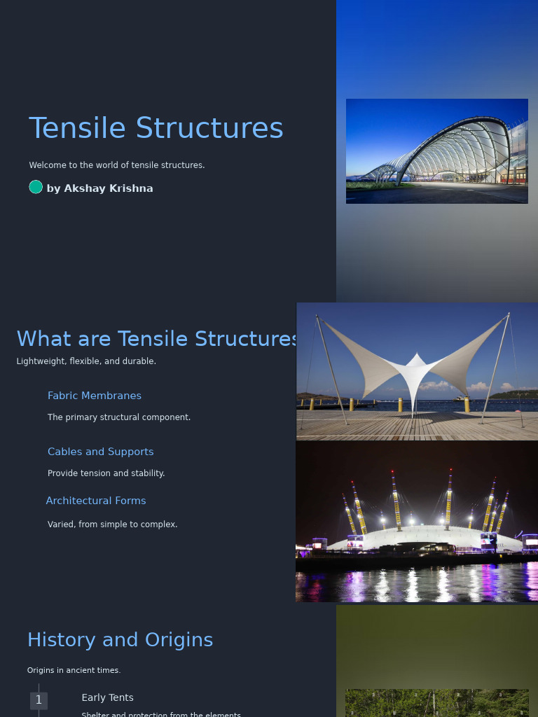 Understanding Tensile Structures | PDF | Textiles | Structural Analysis