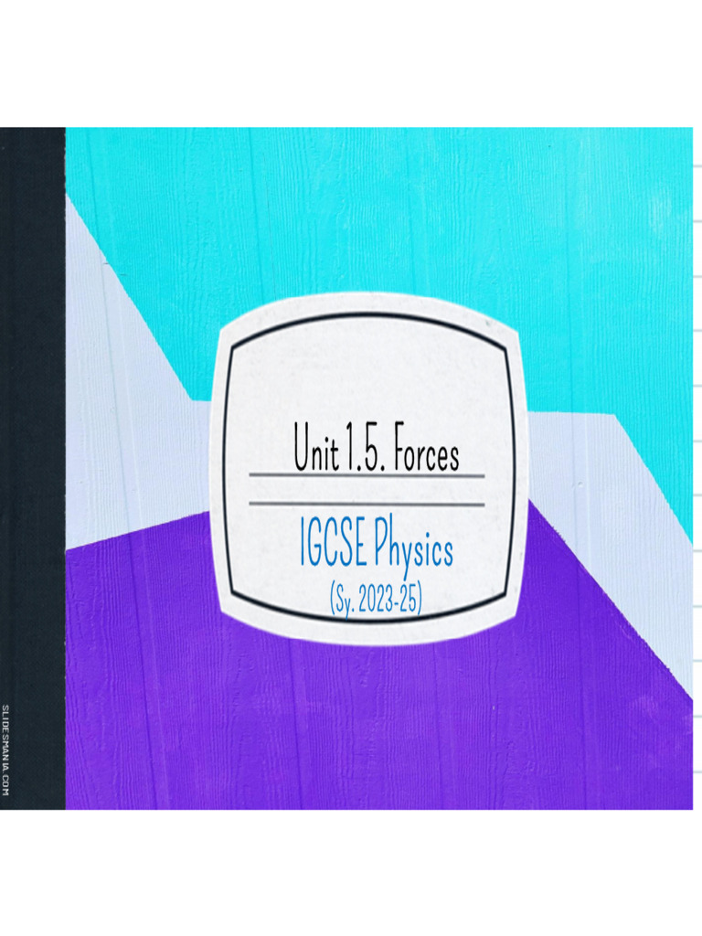 IGCSE Physics Forces Guide | PDF | Force | Lever