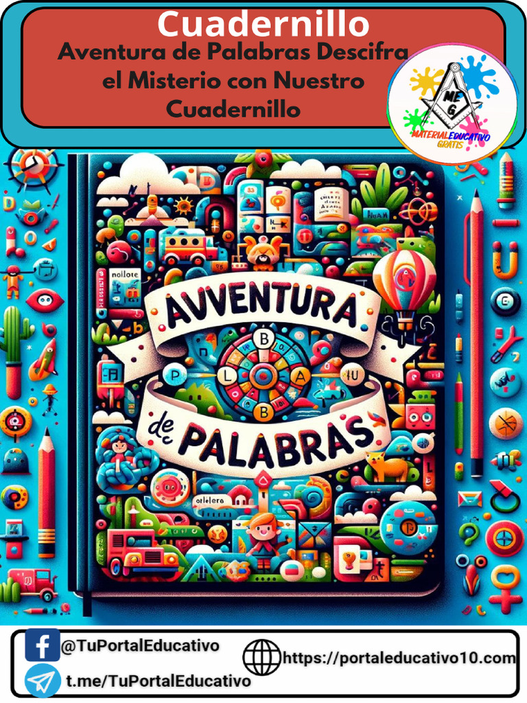 Aventura de Palabras Descifra El Misterio Con Nuestro Cuadernillo ...