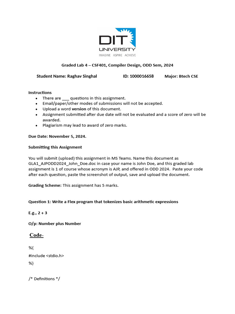 CD Graded Lab-4 16658 | PDF | Career & Growth