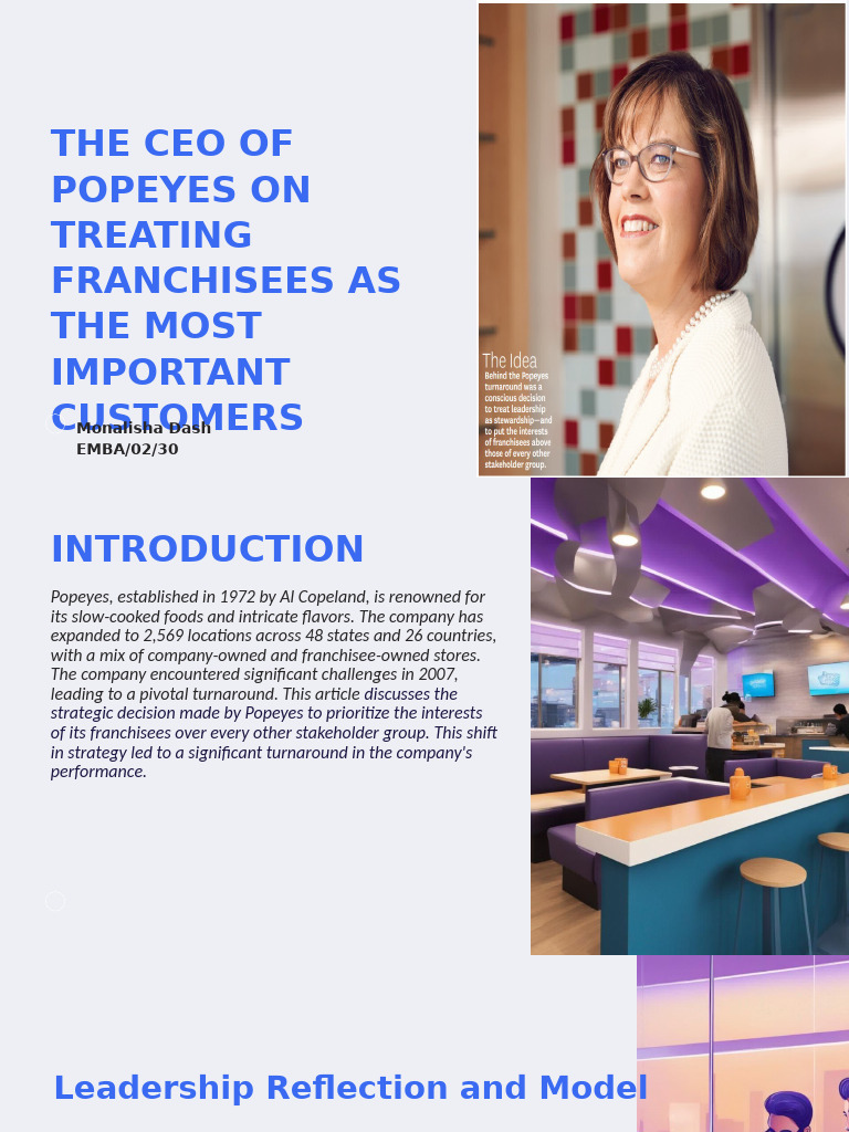 Franchisee-First Strategy at Popeyes | PDF | Business