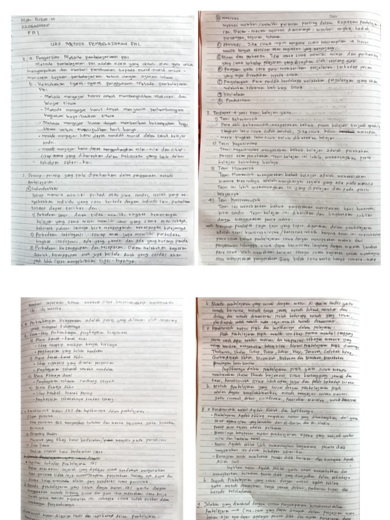 FINAl Metode PAI | PDF