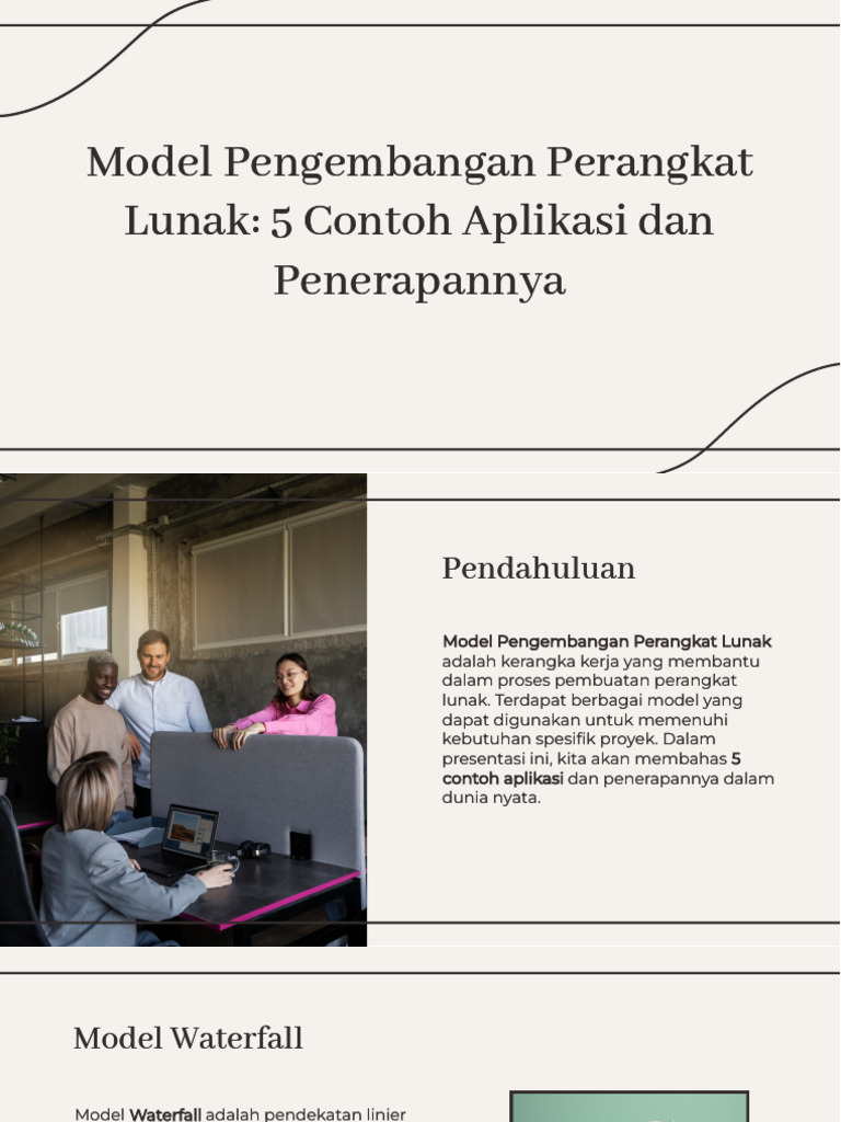 Contoh Model Pengembangan Perangkat Lunak | PDF