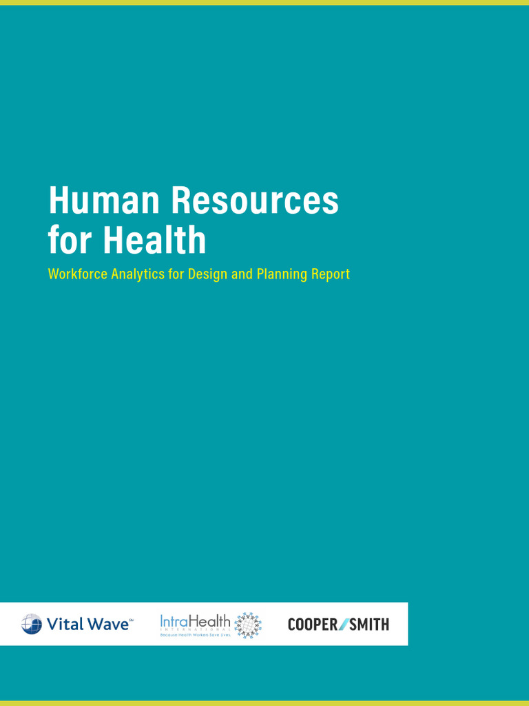HRH Workforce Analytics Report | PDF | Health Human Resources | Governance