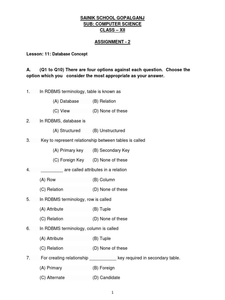 ch11database concept | PDF | Relational Database | Computing ch11database concept | PDF | Relational Database | Computing