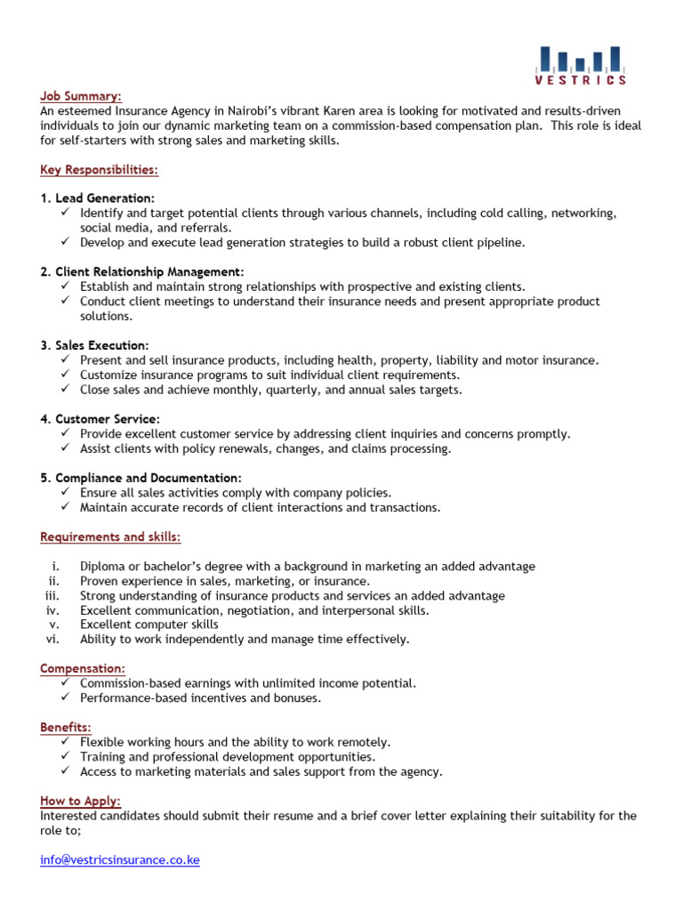Job Summary | PDF | Business