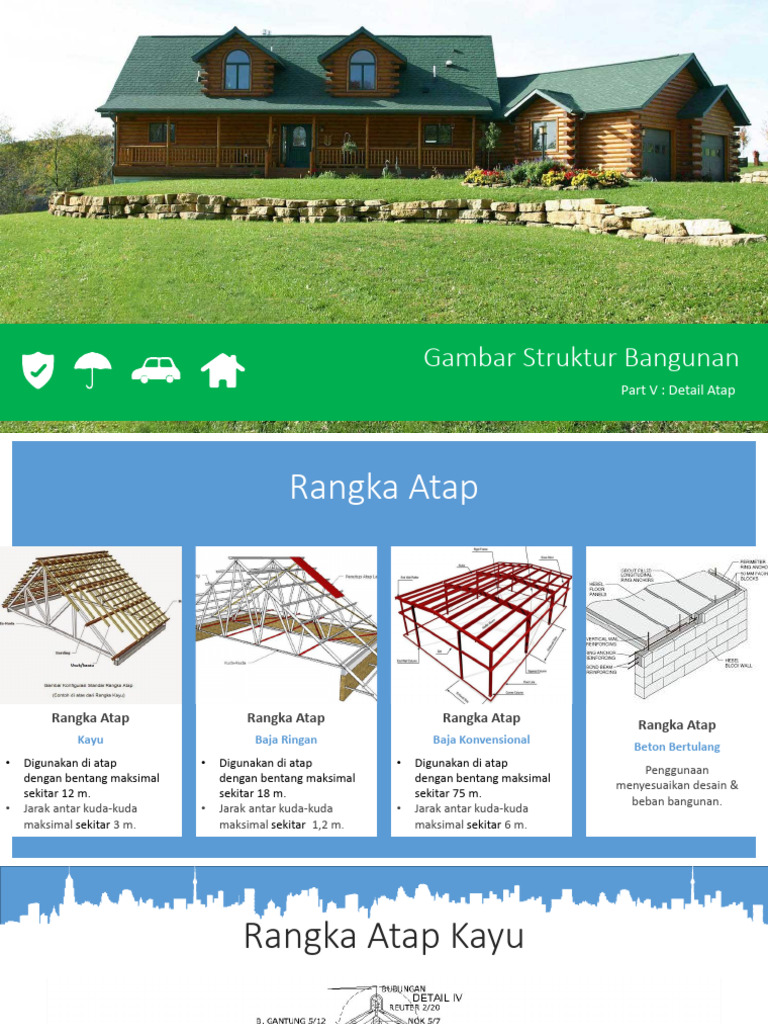 Detail Rangka Atap dan Kuda-Kuda | PDF | Teknologi & Rekayasa