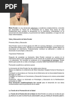 Biografia Nola Pender-Isabel Aguilar | PDF | Enfermería