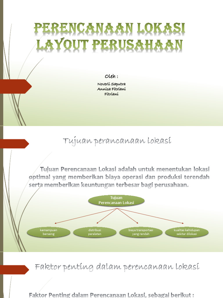 Tugas Kuliah - Perencanaan Lokasi Dan Layout Perusahaan | PDF