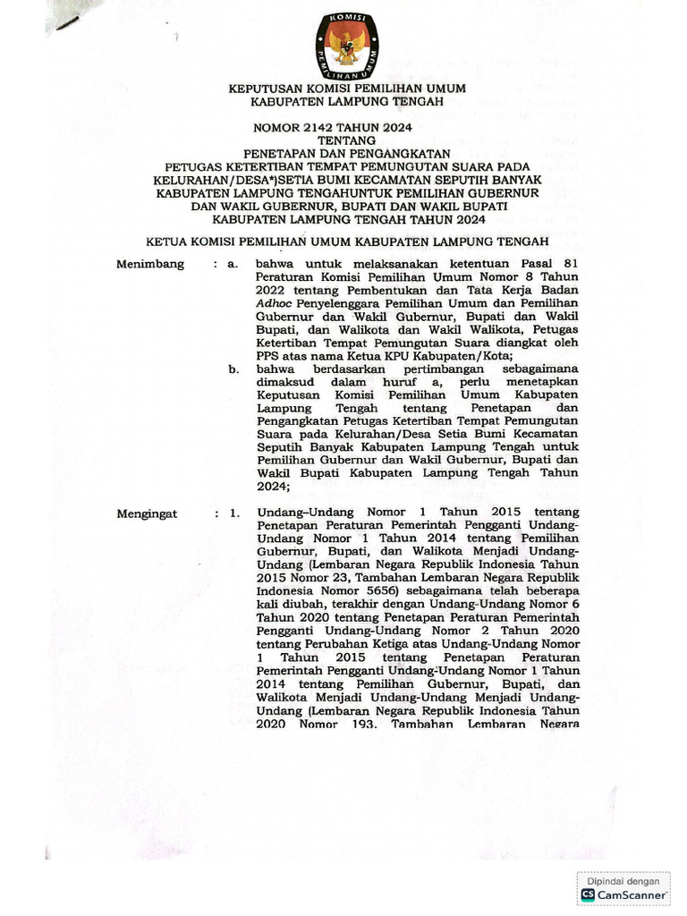 SK Linmas TPS 006 | PDF