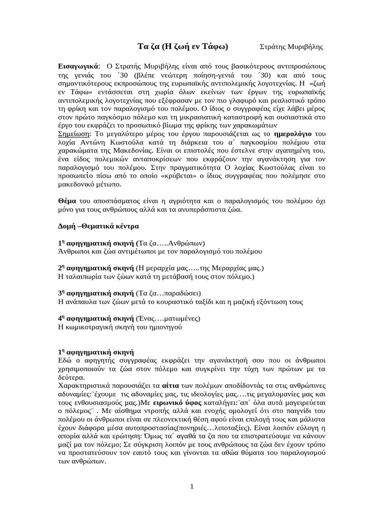412733880 Τα Ζα Η Ζωή Εν Τάφω - | PDF