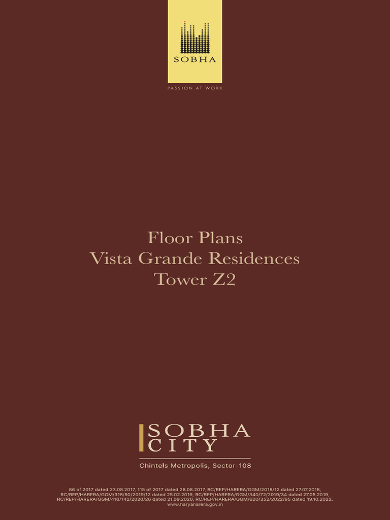 SCG Vista Grande Residences Floor Plan - Tower Z2 | PDF | Bedroom | Room