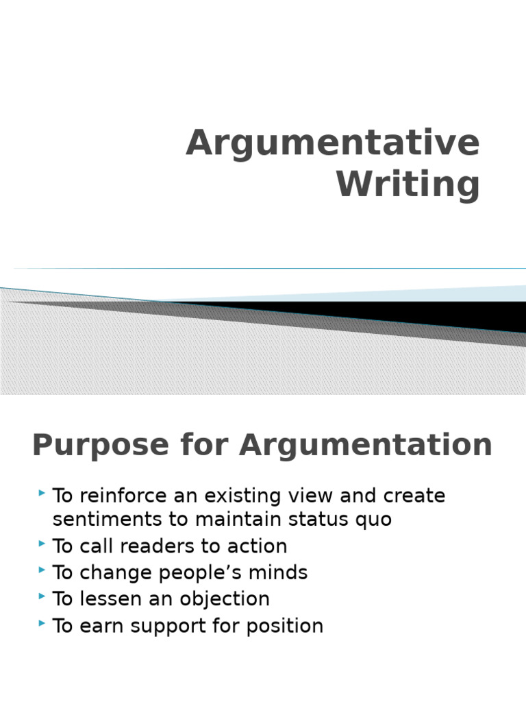 Mastering Argumentative Writing Techniques | PDF | Fallacy | Argument