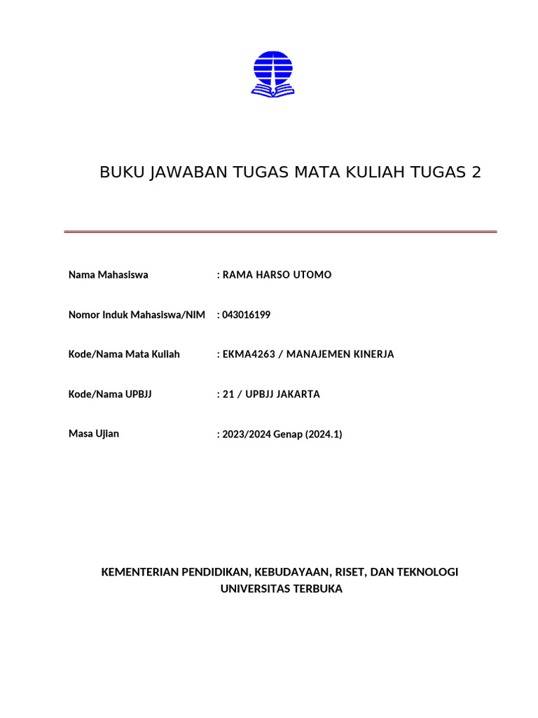 EKMA4263 Manajemen Kinerja - Rama Harso | PDF