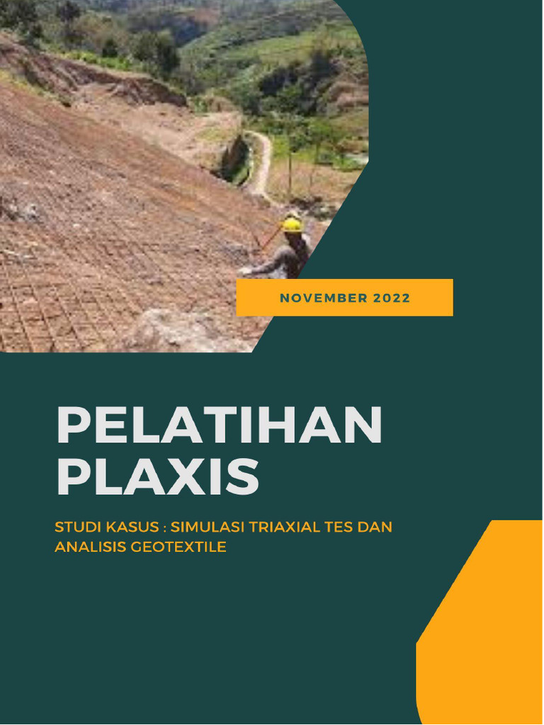Materi Pertemuan 1 - Pelatihan Plaxis | PDF | Metode & Bahan Ajar | Komputer