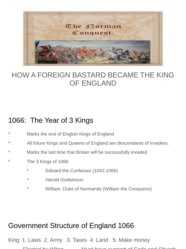 Norman Conquest | PDF | Middle Ages | Anglo Saxon England