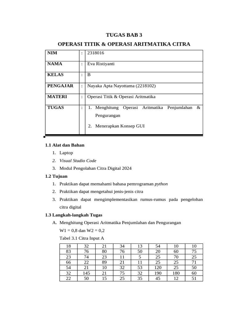 Format Tugas PCD | PDF | Teaching Methods & Materials | Technology & Engineering