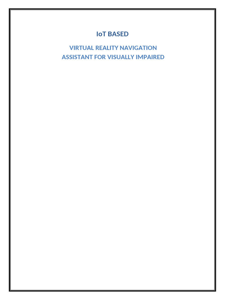 Visual Reality Project | PDF | Virtual Reality | Usability