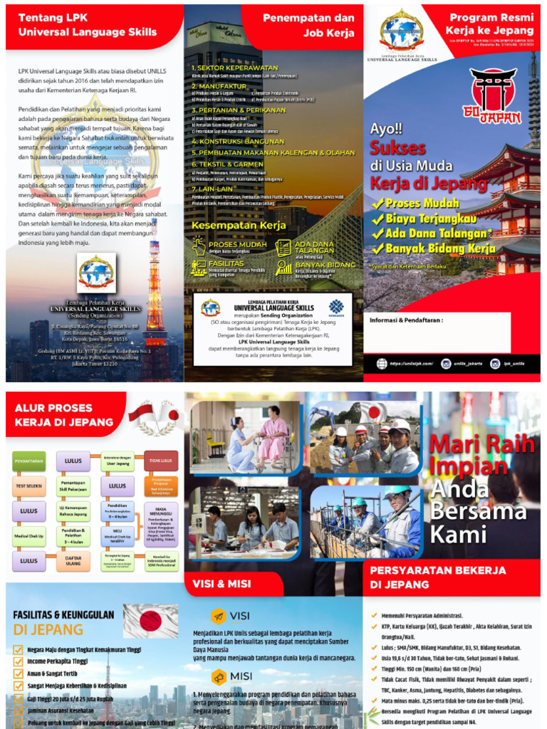 Brosur Merah New LPK | PDF