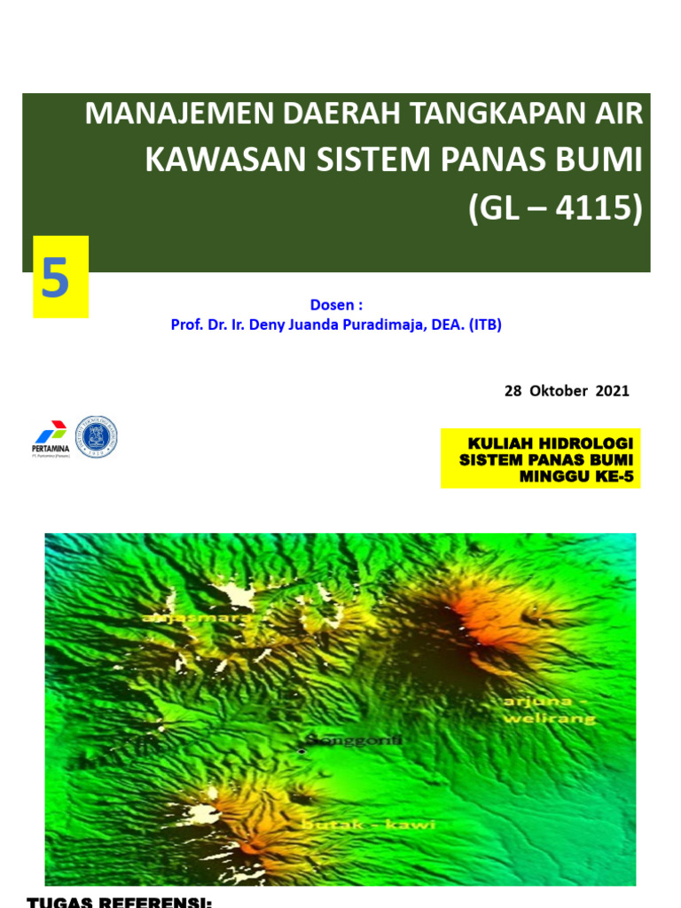 UP2021-DJP-GL4115-M05-28oktSHidrologiSPanas Bumi | PDF | Sustainability | Environmental Protection