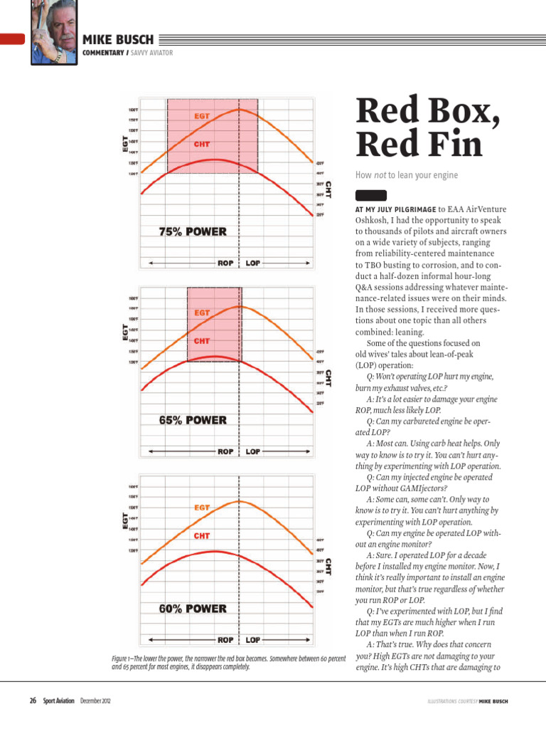 Engine Leaning for Pilots | PDF | Engineering | Aviation