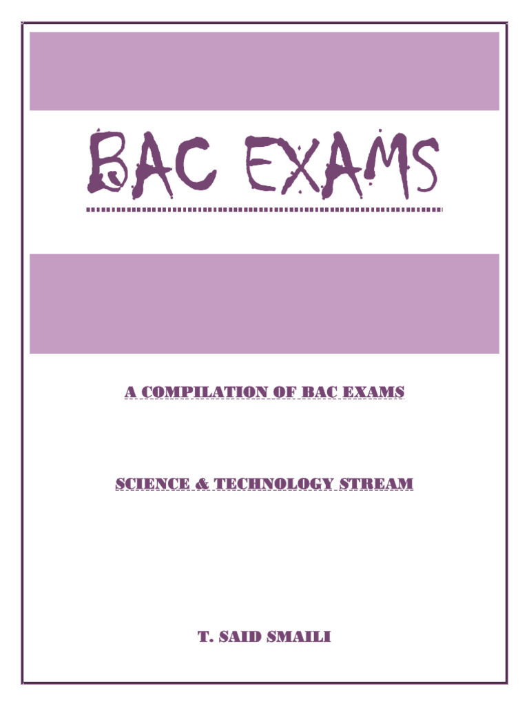 BAC Exams: English for Science Stream | PDF | Selfie