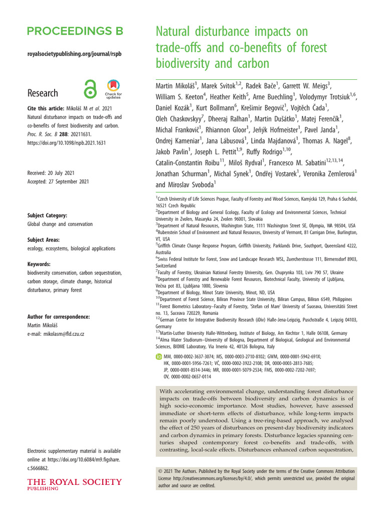 OLD - GROWTH - FORESTS - Article 2 - Mikoláš-Et-Al-2021-Natural ...