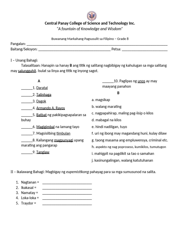 2023 Dec g8 Fil CPCST | PDF