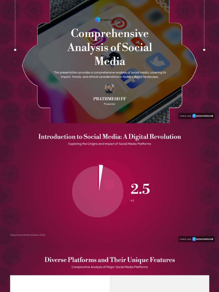 Comprehensive Analysis of Social Media | PDF