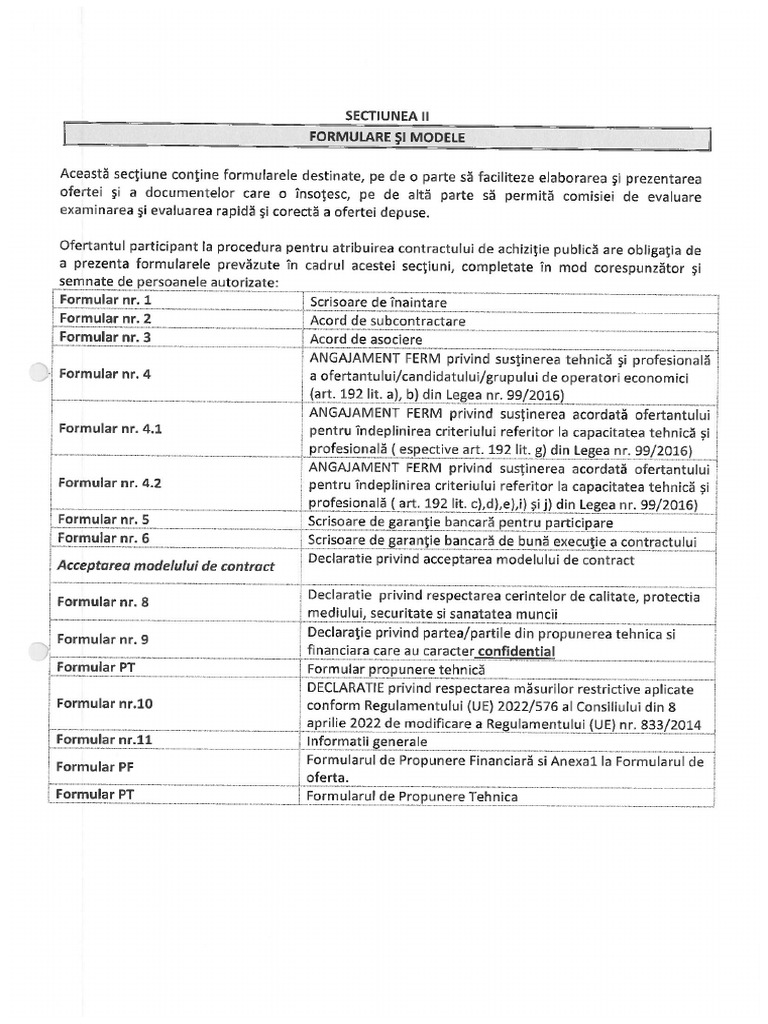Draft Formulare Securitate | PDF