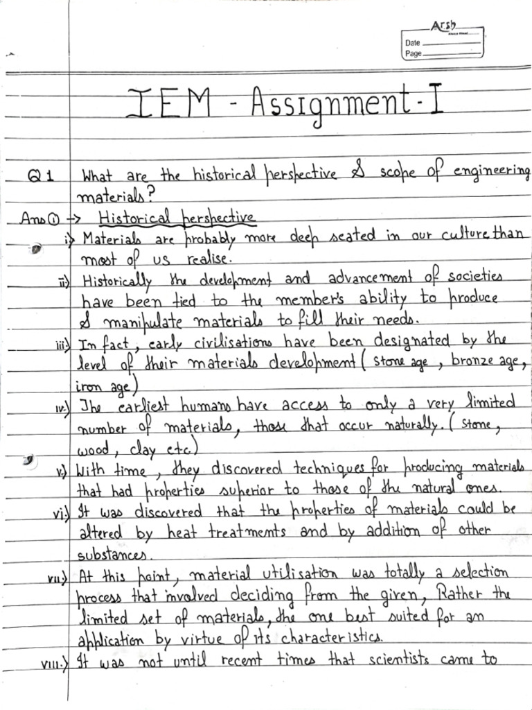 IEM Assignment Q1 - Q5 | PDF